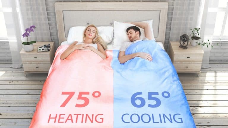 Smartduvet Breeze: self-making bed with dual-zone climate control