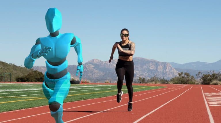 The Ghost Pacer: race against an augmented reality running partner