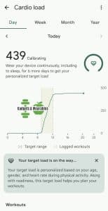 Fitbit's Cardio Load & Target Load start to appear on devices