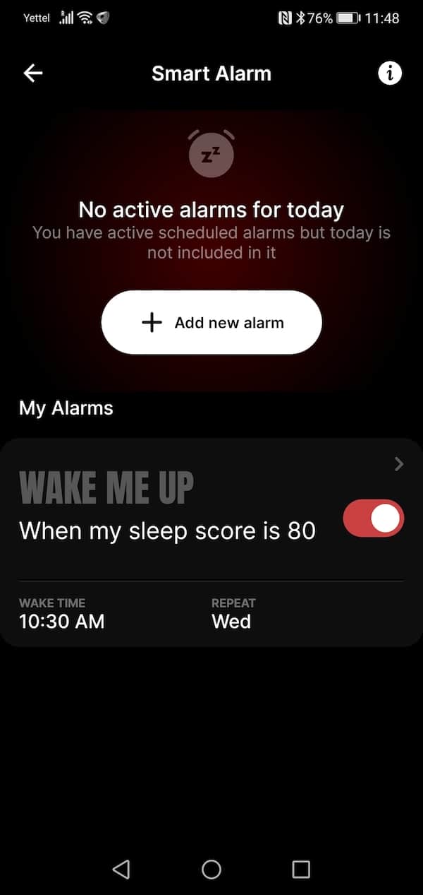 The Smart Alarm update is live for Ultrahuman Ring Air
