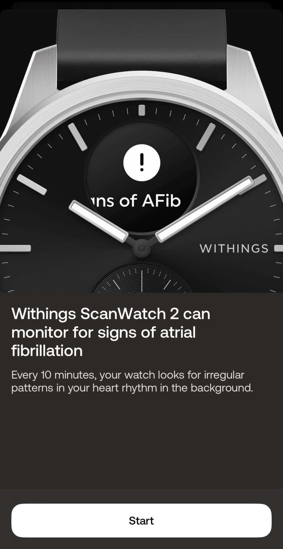 New beta brings background AFib detection to Withings ScanWatch 2