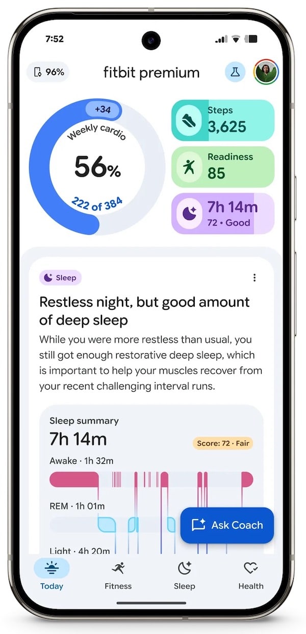 Fitbit opens US-only preview for its AI-powered health coach