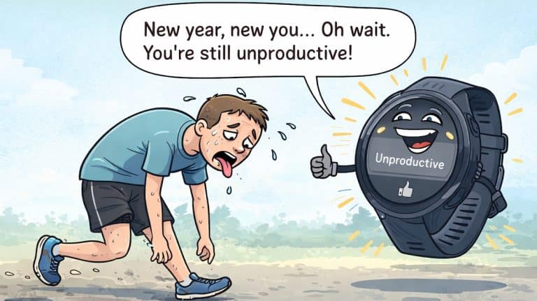Garmin roasts users with a brutal New Year reminder