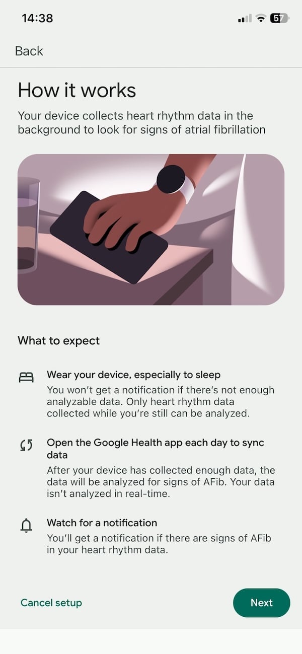 How AFib detection works on Fitbit Air