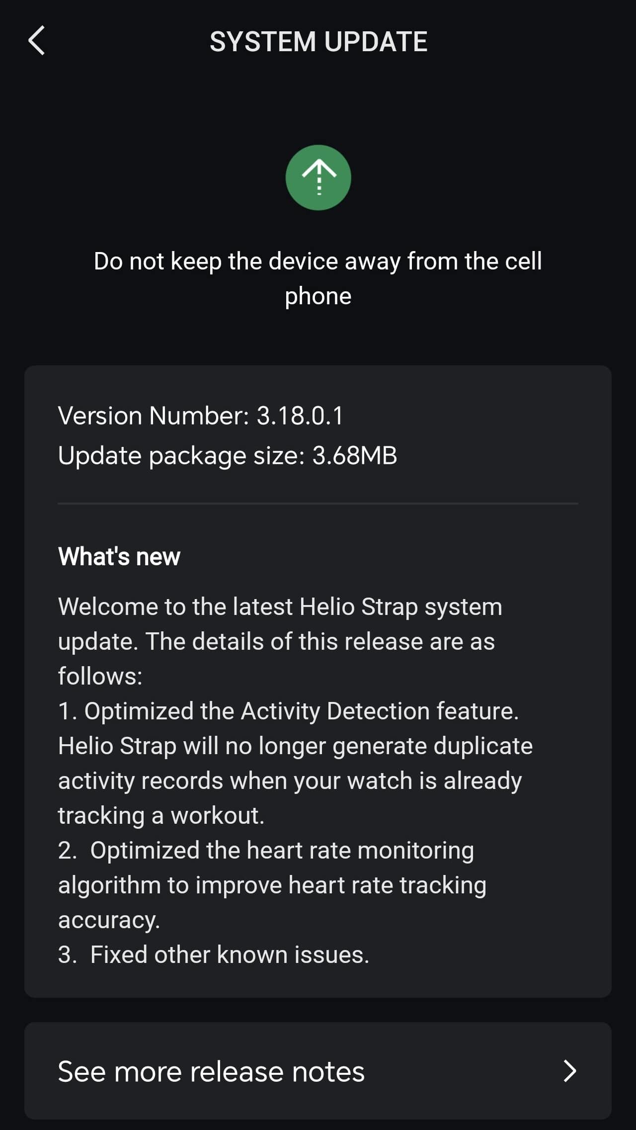 Amazfit Helio Strap firmware targets workout duplication and heart rate ...